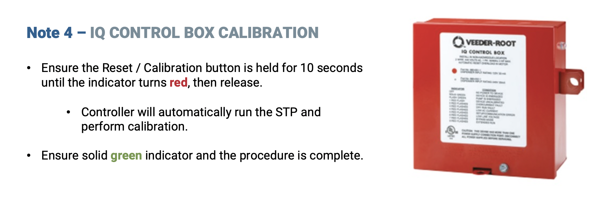 Intelligent Pump Control Installation Checklist | Veeder-Root